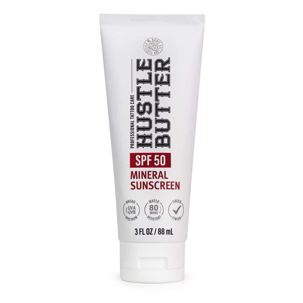 Hustle Butter Mineral Sunscreen Lotion – SPF 50 – Melbourne Tattoo Supplies
